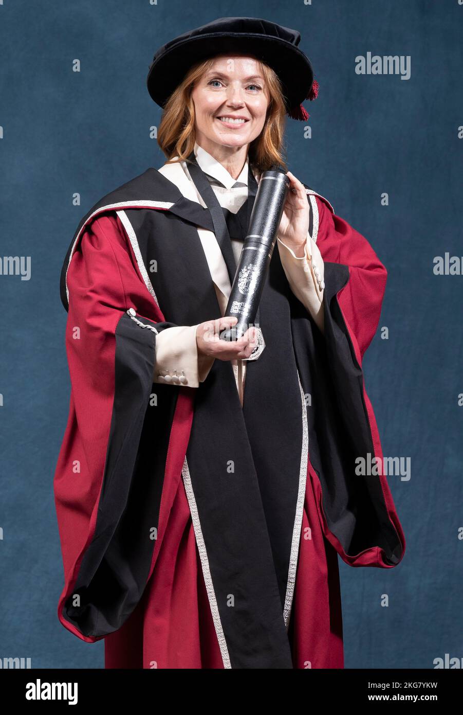 Geri Halliwell-Horner ahead of receiving her honorary doctorate from ...
