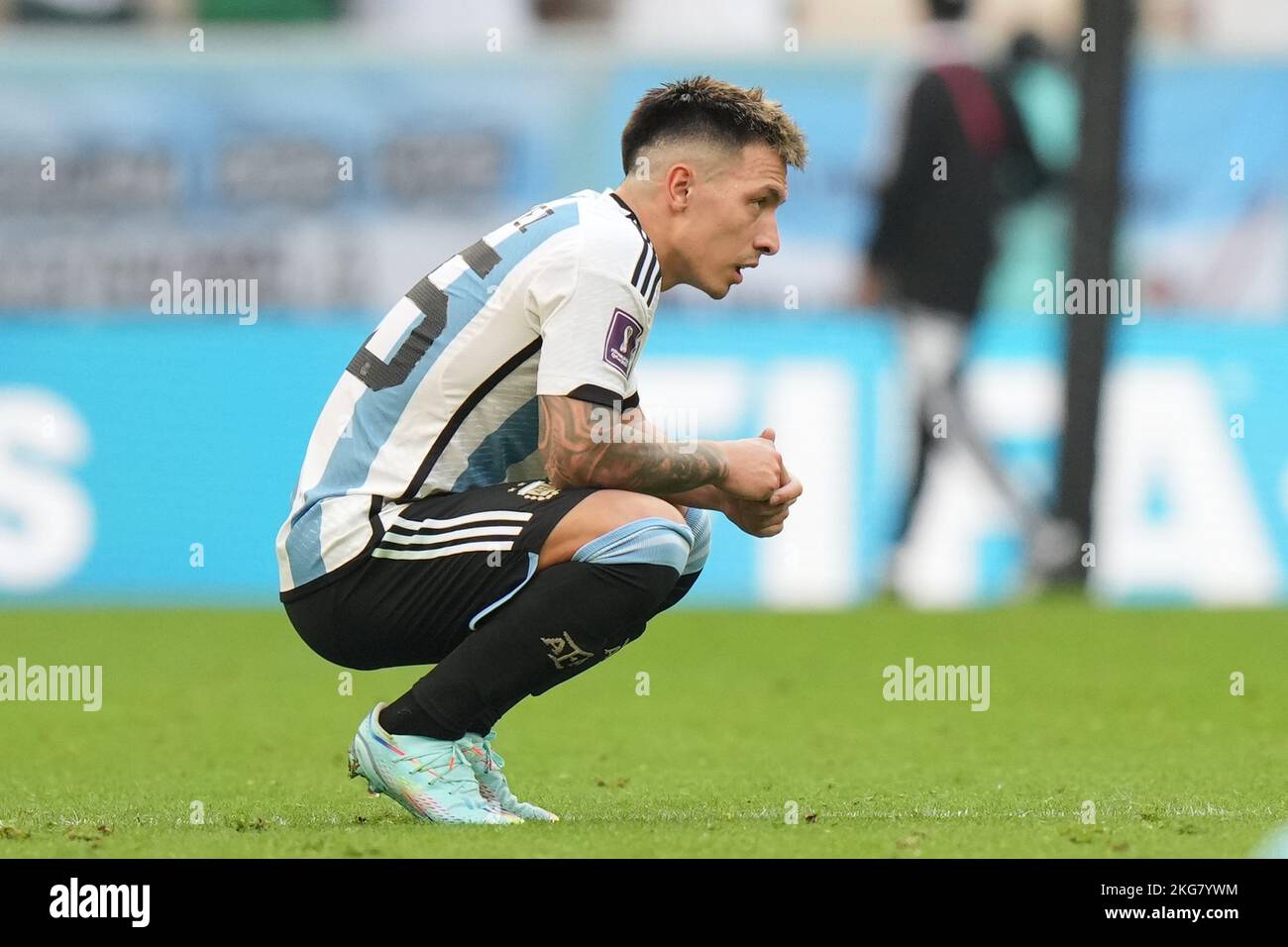 Lisandro Martinez of Argentina during the Qatar 2022 World Cup match, group C, date 1, between ...