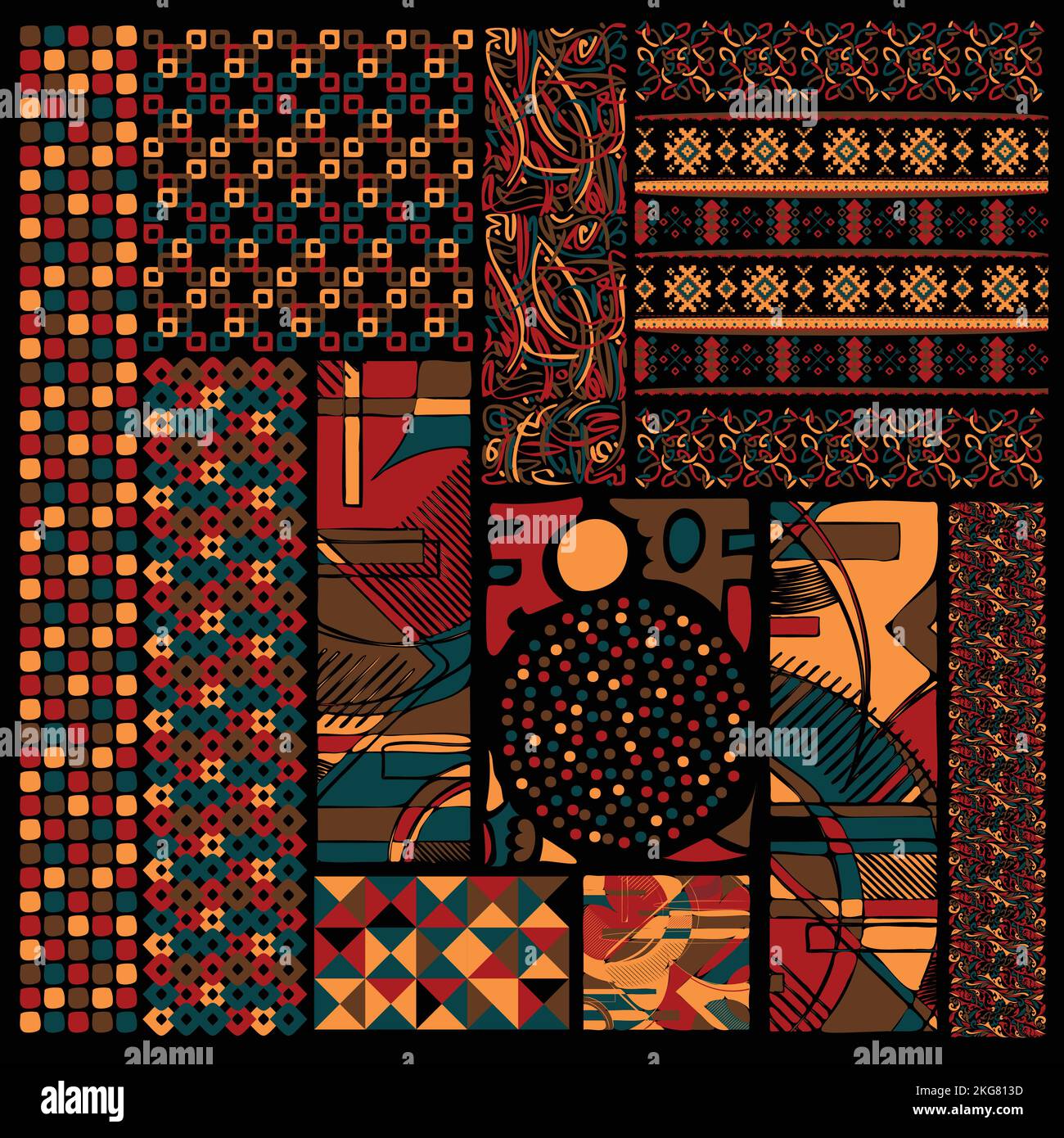 Abstract new color design collage Stock Vector Image & Art - Alamy