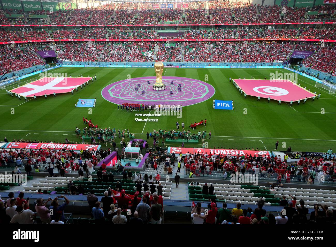A general view ahead of the FIFA World Cup Group D match between ...