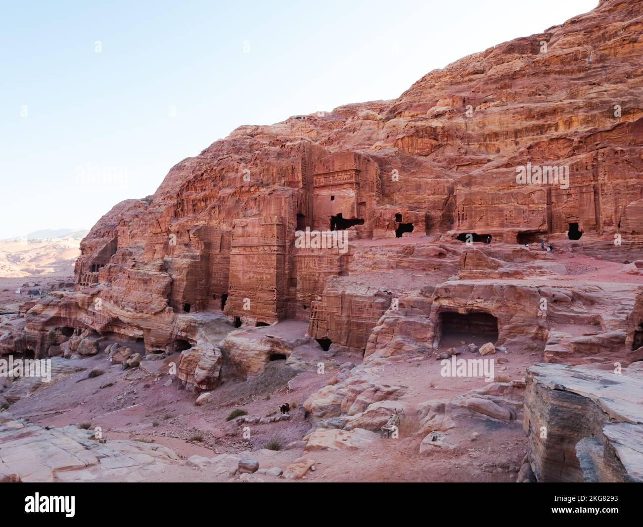 An ancient archeological site in historical Petra, Jordan Stock Photo ...