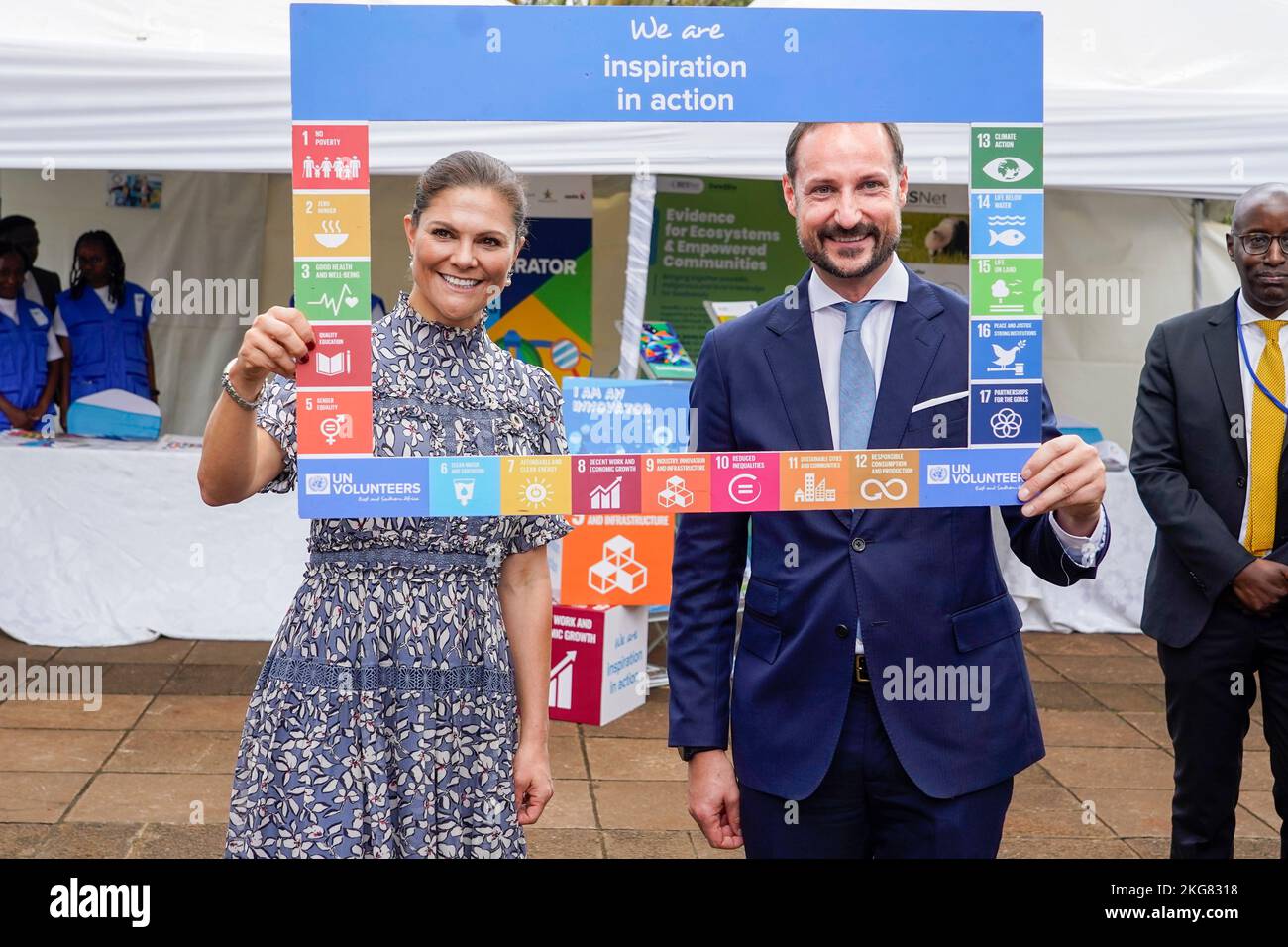 Nairobi, Kanya 20221122.Sweden's Crown Princess Victoria and Norway's ...