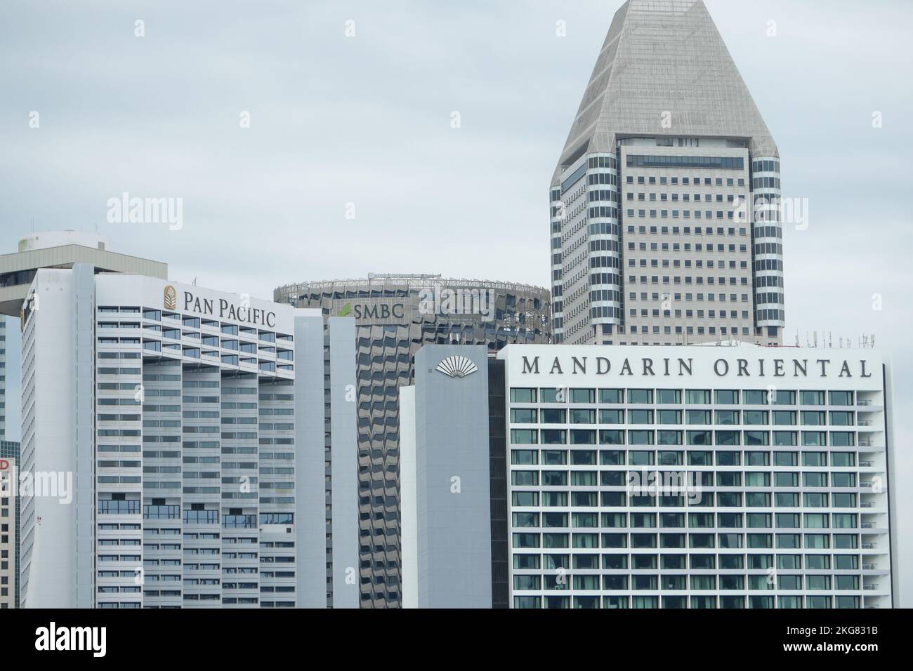 Singapore - June 21, 2022: Pan Pacific hotel building in singapore ...