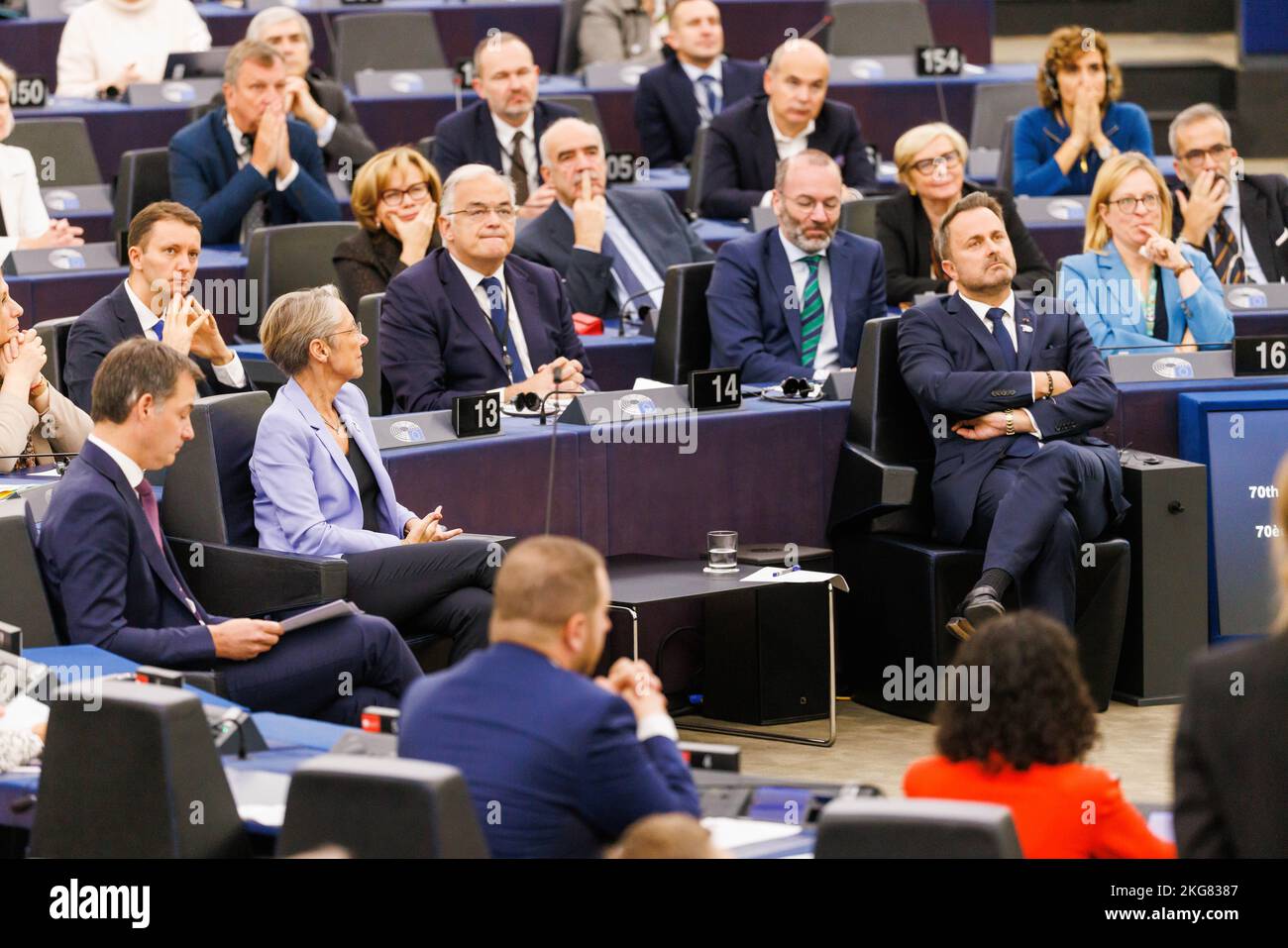 Strasbourg, France. 22nd Nov, 2022. 22 November 2022, France, Straßburg ...