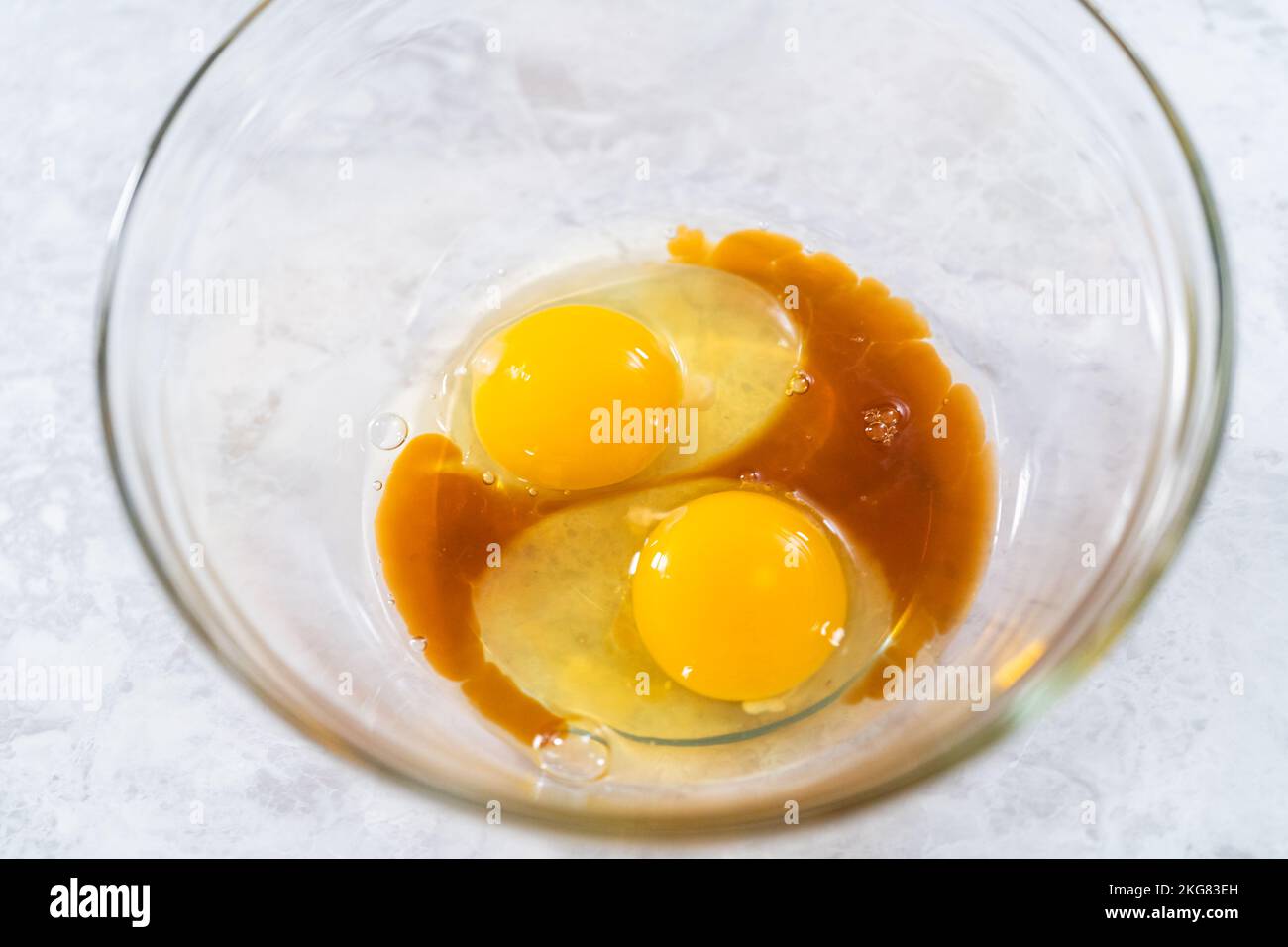 Coconut banana pancakes Stock Photo - Alamy