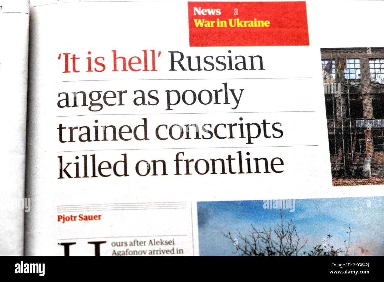 'It is hell' Russian anger as poorly trained conscripts killed on ...