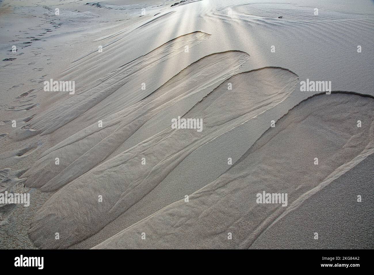 An aerial view of desert with sandy hills Stock Photo - Alamy