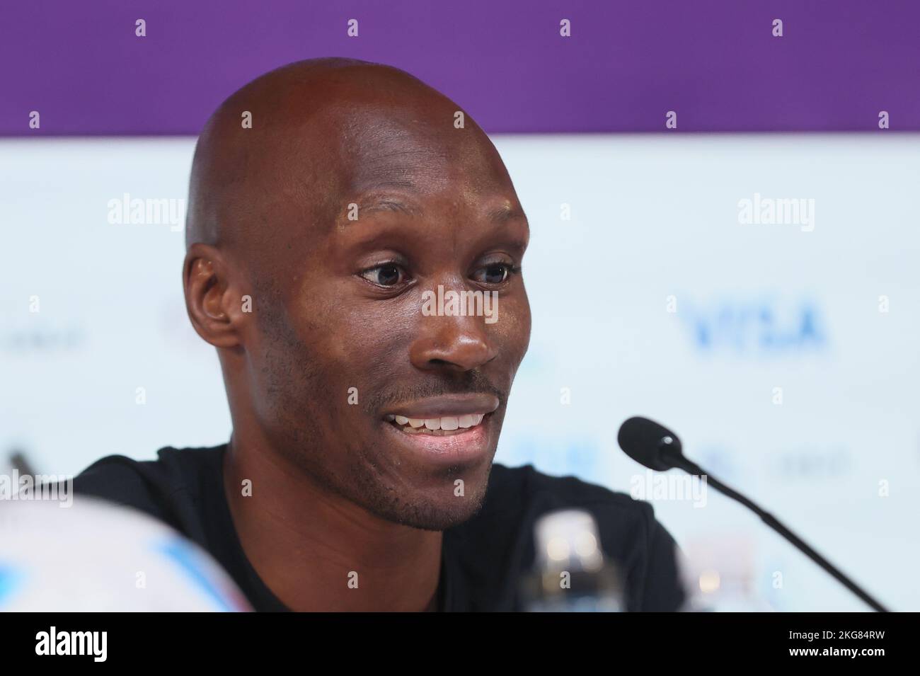 Doha, Qatar. 22nd Nov, 2022. Canada's Atiba Hutchinson pictured during ...