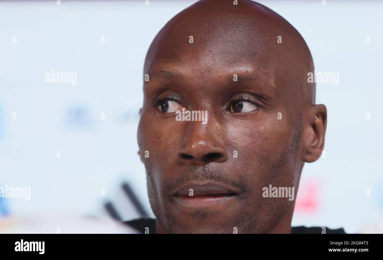Doha, Qatar. 22nd Nov, 2022. Canada's Atiba Hutchinson pictured during ...