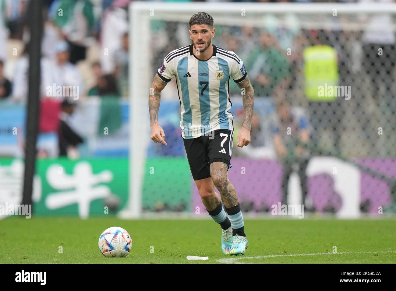 Rodrigo de Paul of Argentina during the Qatar 2022 World Cup match ...
