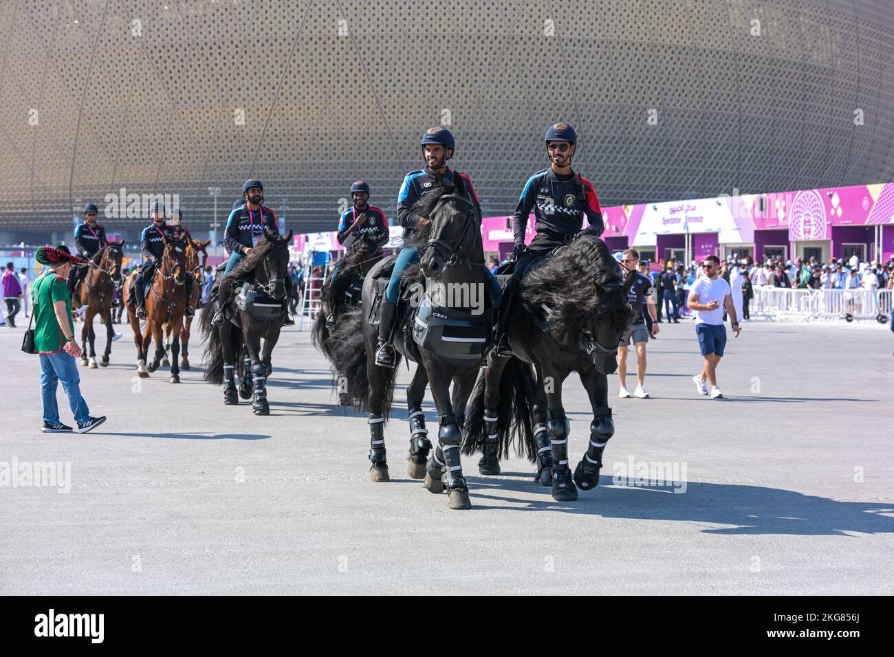 Football security doha hi-res stock photography and images - Alamy