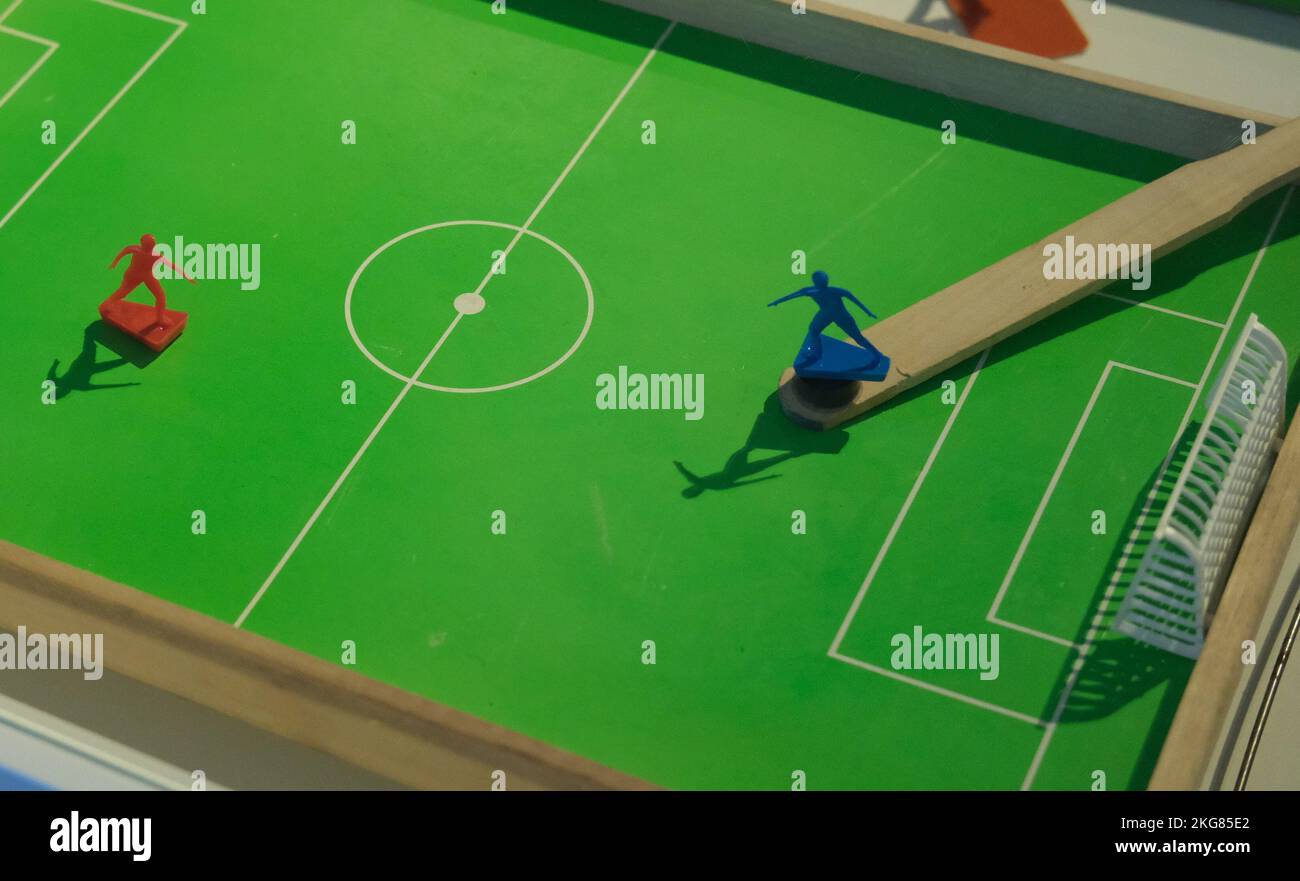 Chemnitz, Germany. 22nd Nov, 2022. A magnetic table soccer game from ...