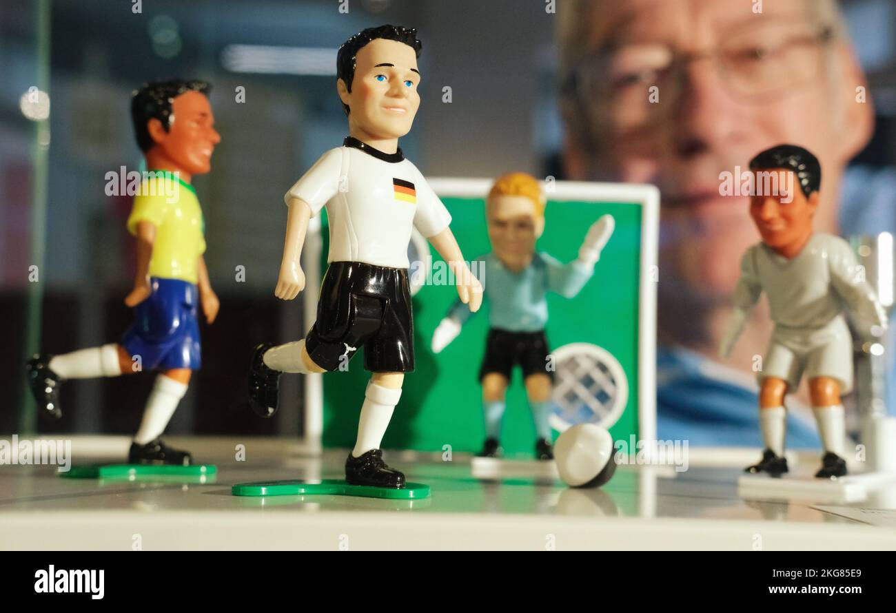 Chemnitz, Germany. 22nd Nov, 2022. Hans-Peter Hock, collector, soccer ...