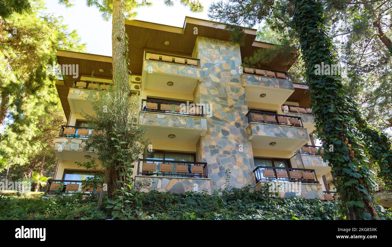 Luxury villa for guests stay in European resort Stock Photo - Alamy