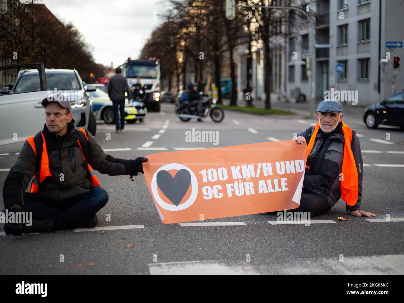 Munich, Germany. 21st Nov, 2022. On November 21, 2022, activists of the ...
