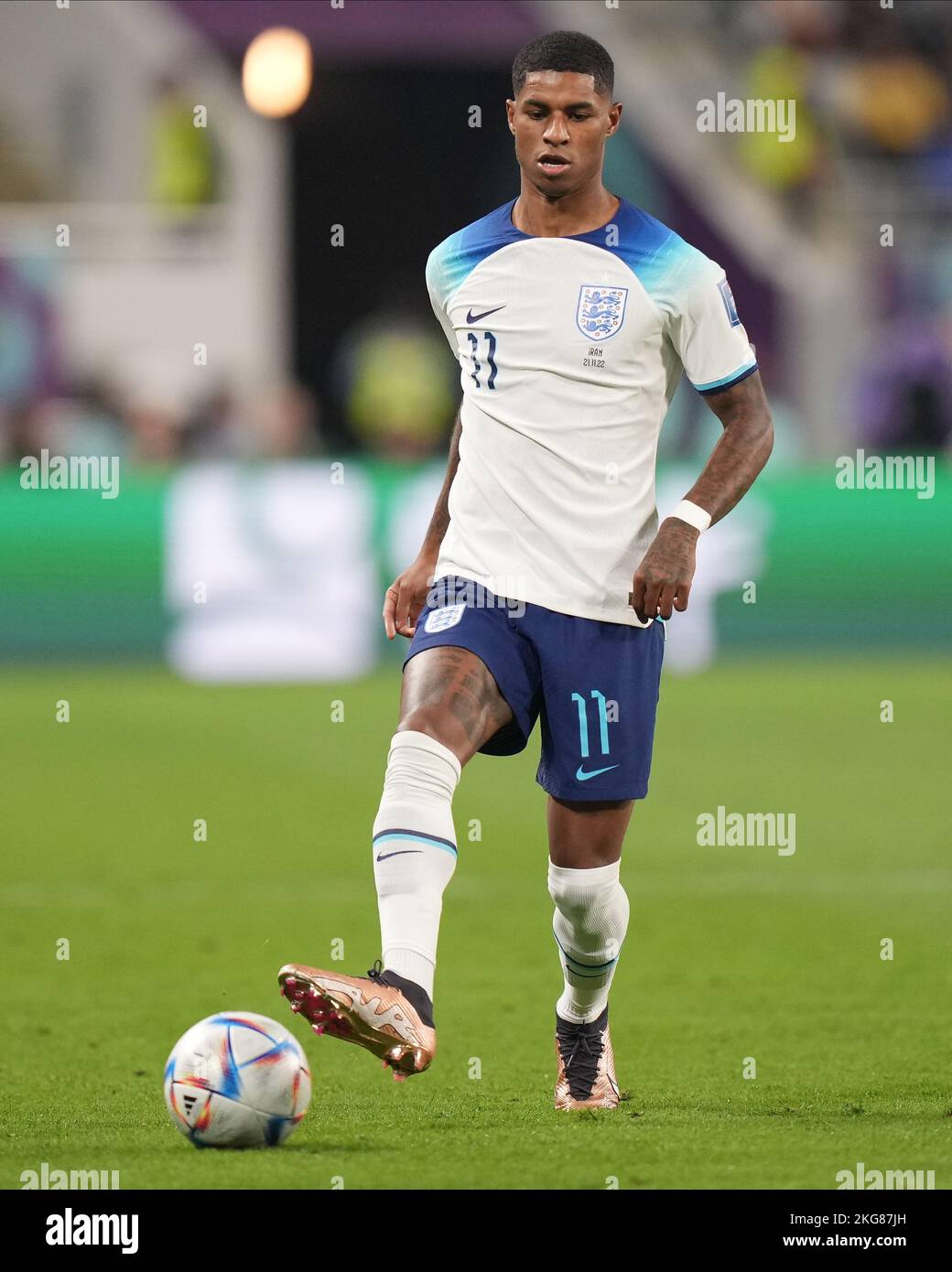 Marcus Rashford of England during the Qatar 2022 World Cup match, group ...