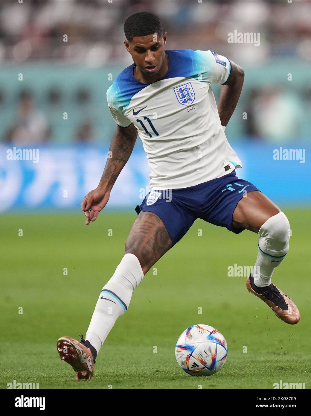 Marcus Rashford of England during the Qatar 2022 World Cup match, group ...