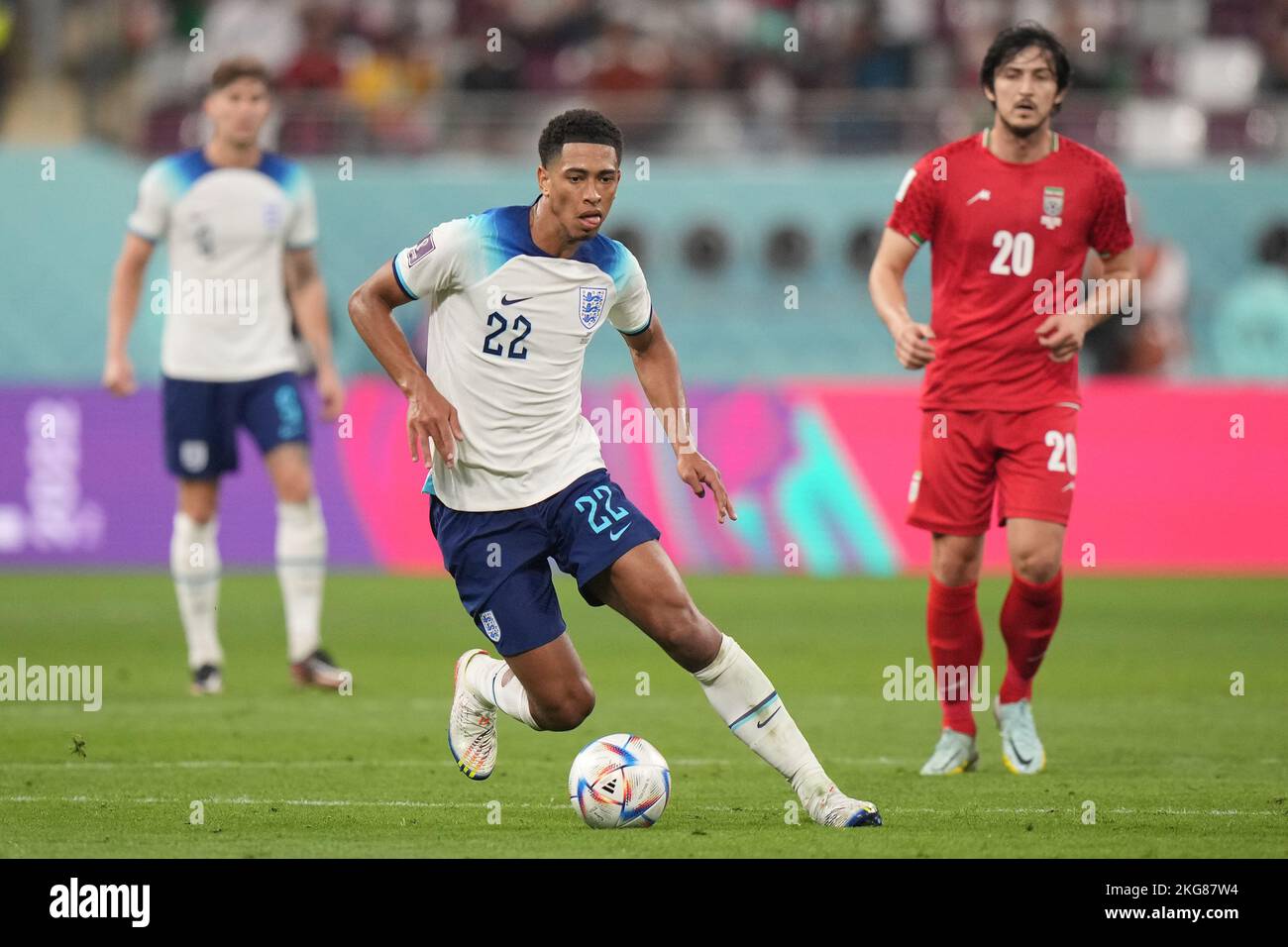 Jude Bellingham of England during the Qatar 2022 World Cup match, group ...