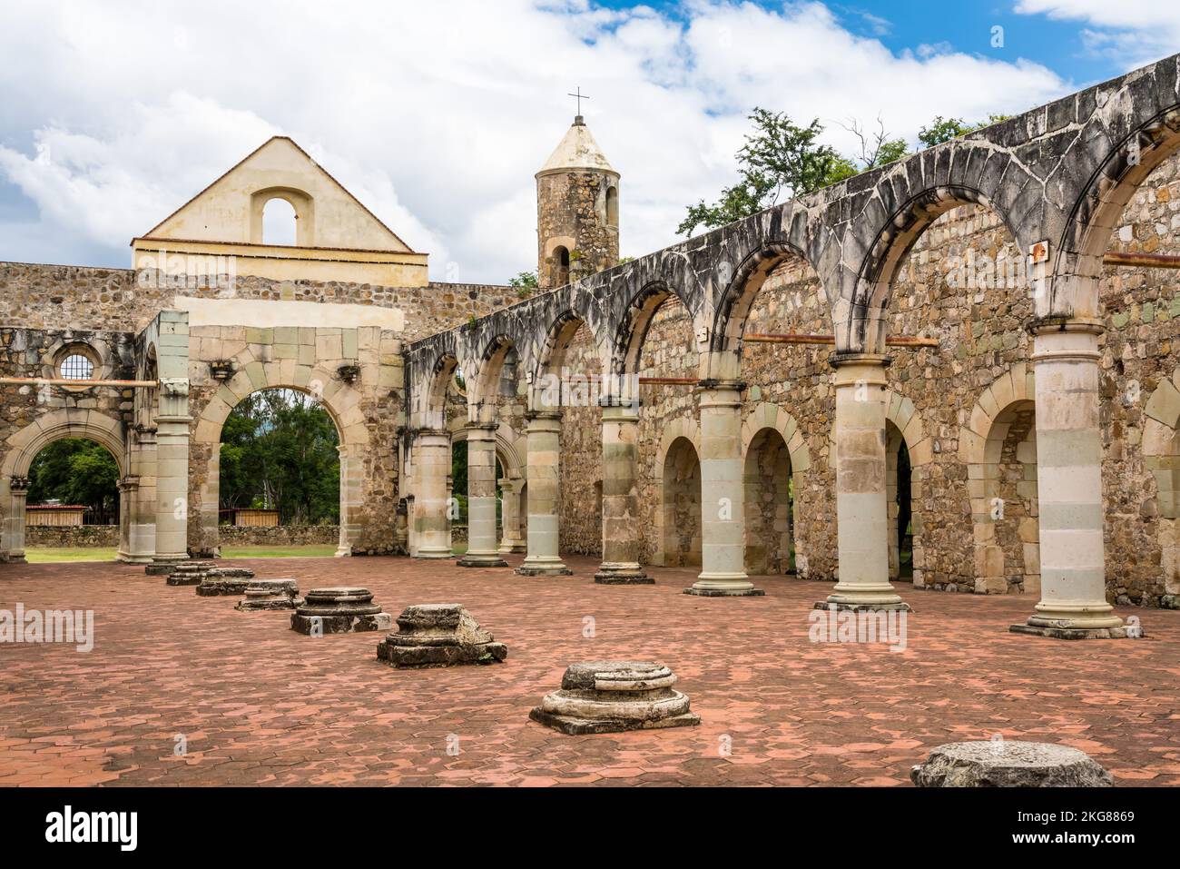The Temple and monastery of Santiago Apostal or Saint James in Cuilapam ...