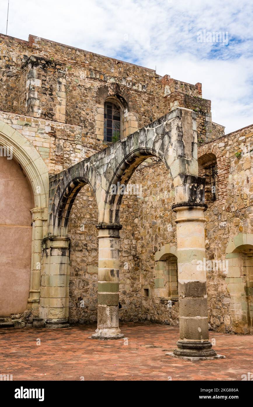 The Temple and monastery of Santiago Apostal or Saint James in Cuilapam ...