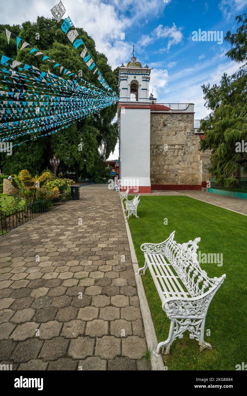 The Temple of the Virgin Mary of the Assumption in the town of Santa ...