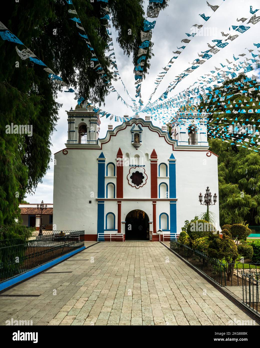 The Temple of the Virgin Mary of the Assumption in the town of Santa ...