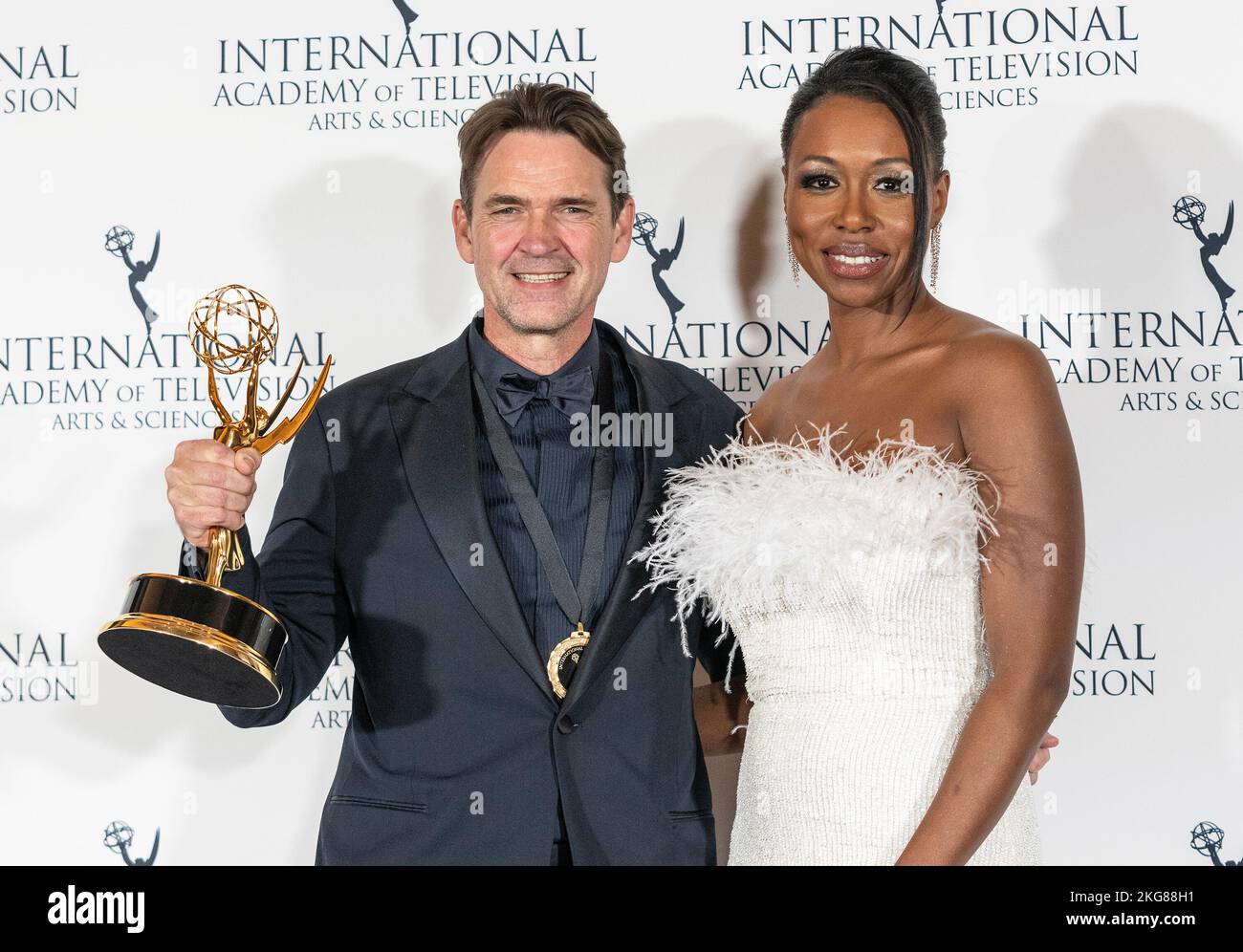 New York, United States. 21st Nov, 2022. Dougray Scott and Amanda ...