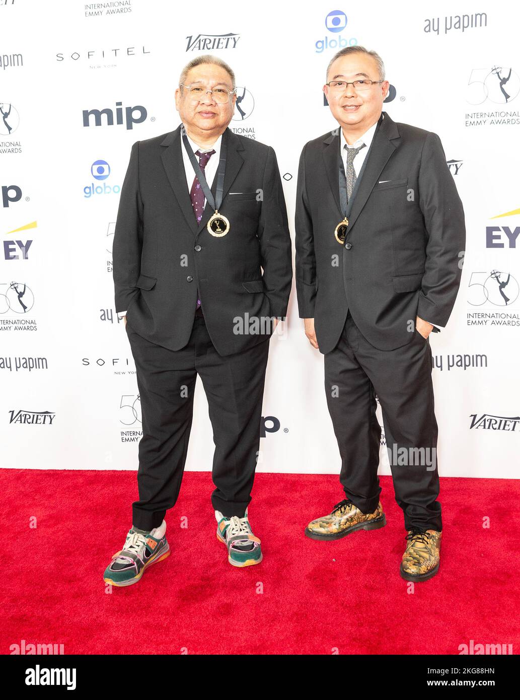 New York, United States. 21st Nov, 2022. Erik Matti and Ronald "Dondon ...
