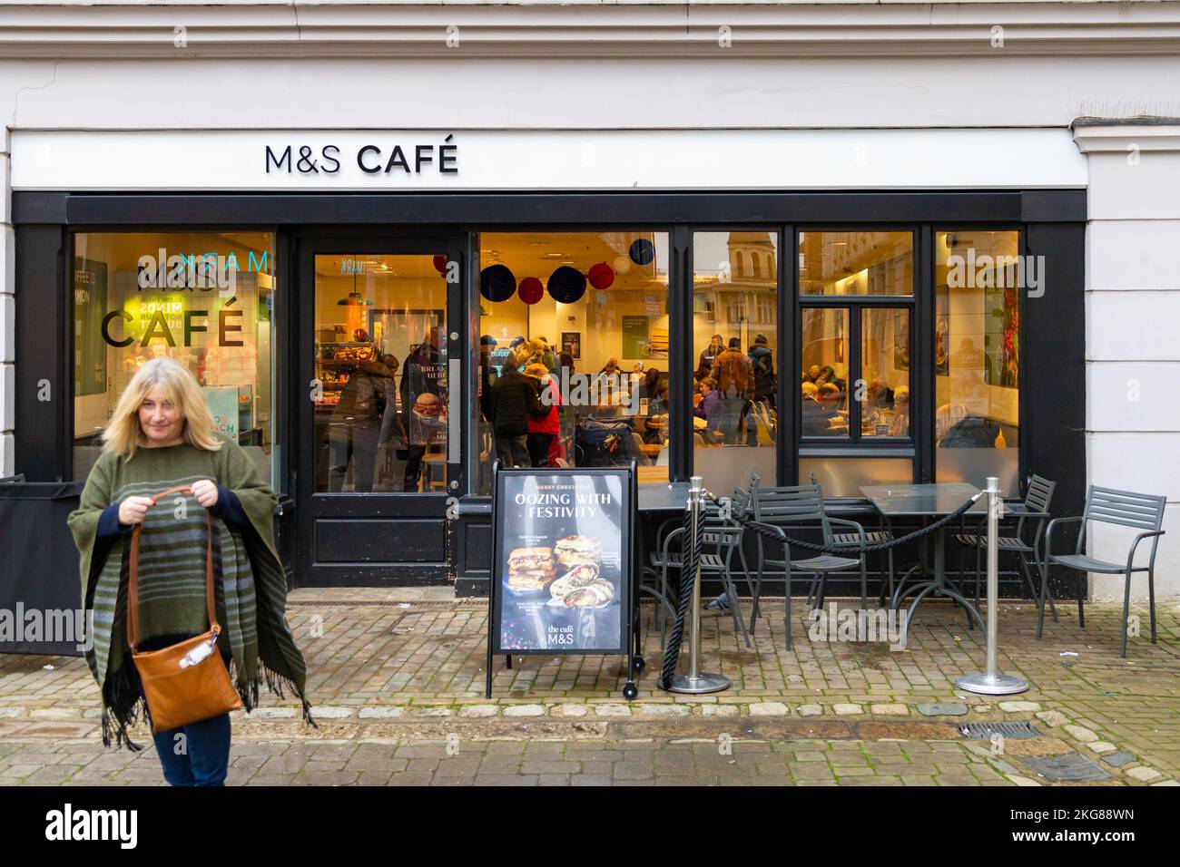 M&S Cafe entrance, Canterbury, Kent, uk Stock Photo - Alamy