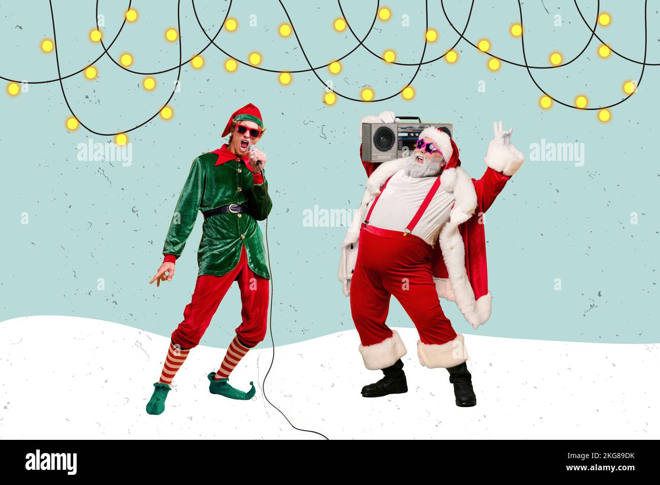 Musical Santa Elves And Helpers