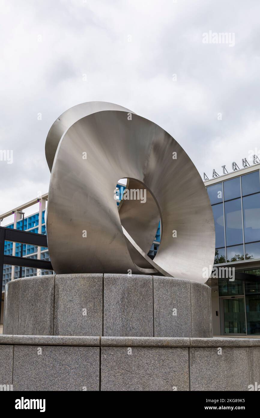 Cycloidal Form sculpture by Keith McCarter outside La Tour Hotel at ...