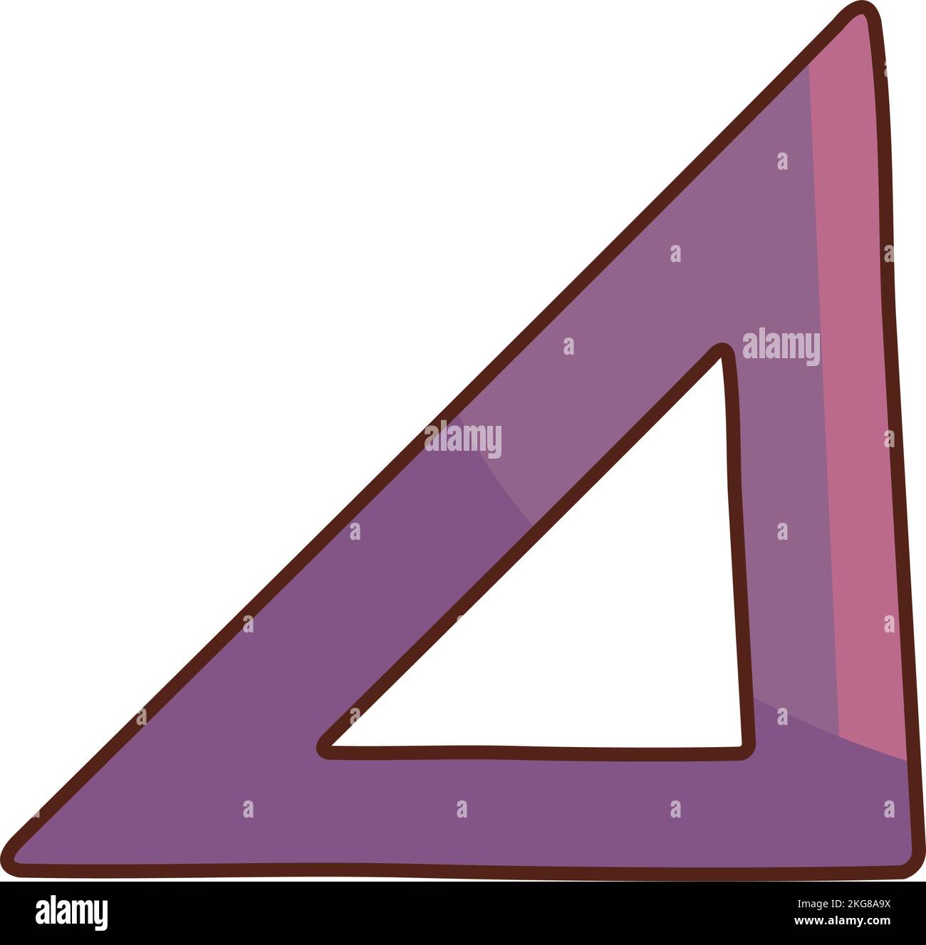 triangle rule school supply Stock Vector Image & Art - Alamy