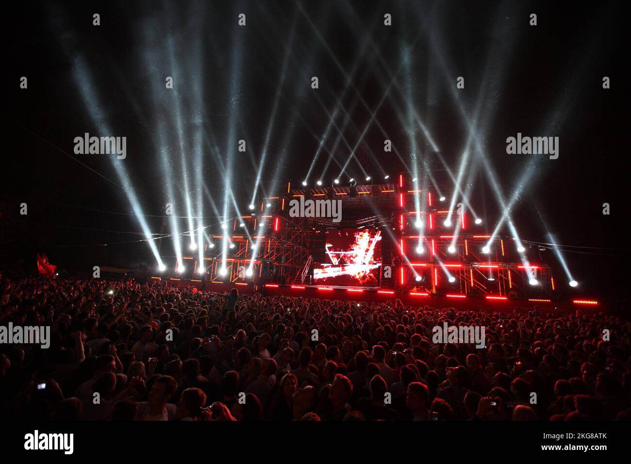 Pyrotechnics stage hi-res stock photography and images - Alamy