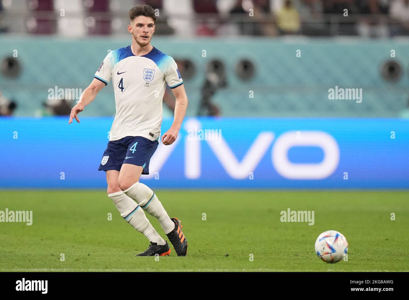 Declan Rice of England during the Qatar 2022 World Cup match, group B ...