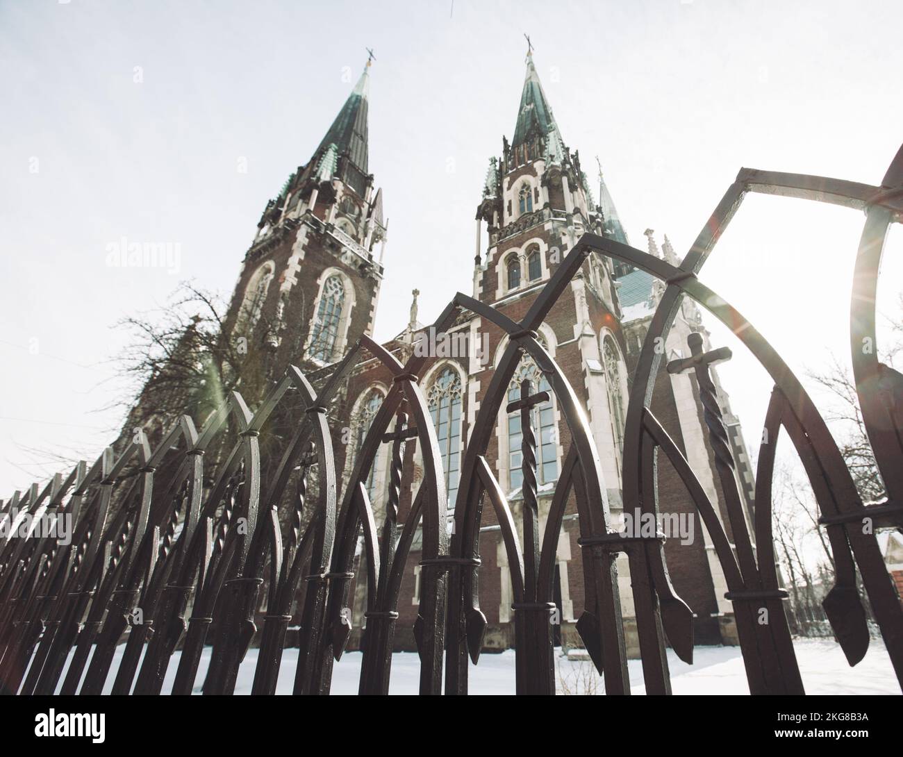 Elizabeth's church in neo-Gothic style in Lviv, Ukraine Stock Photo - Alamy