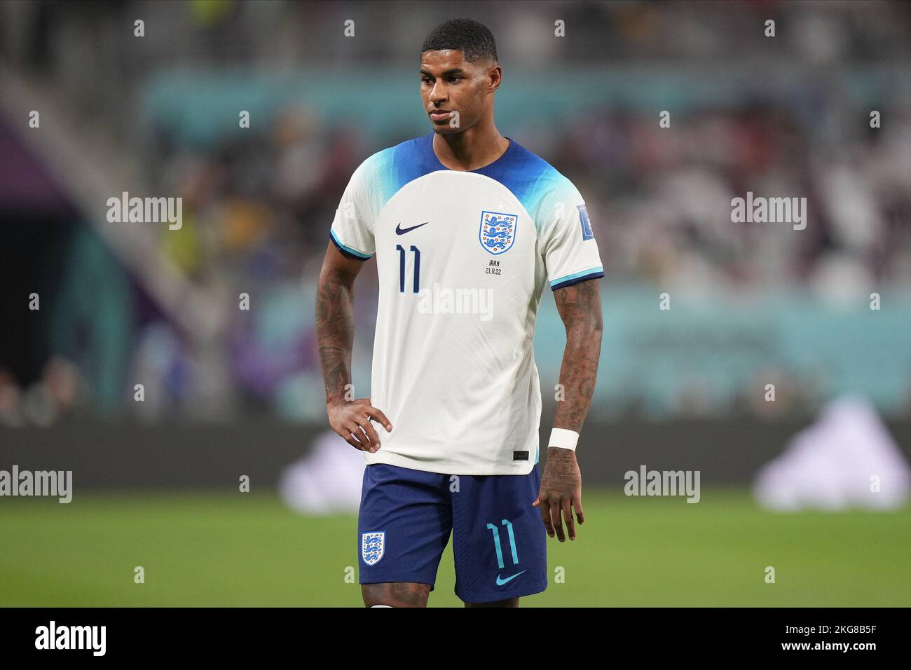 Marcus Rashford of England during the Qatar 2022 World Cup match, group ...