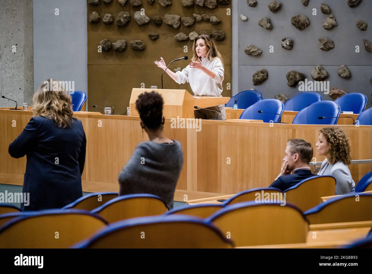THE HAGUE - Dilan Yesilgoz, Minister of Justice and Security, during ...