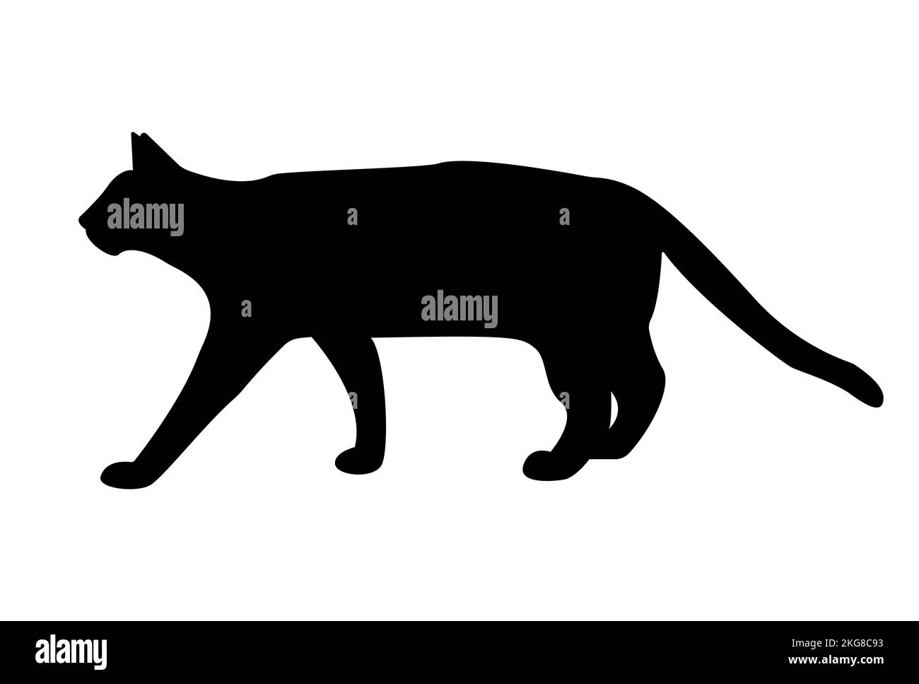A simpe vector illustration of a cat Stock Vector Image & Art - Alamy