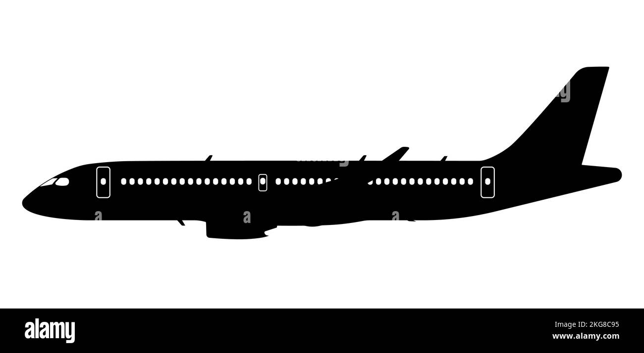 A simple airplane vector illustration Stock Vector Image & Art - Alamy