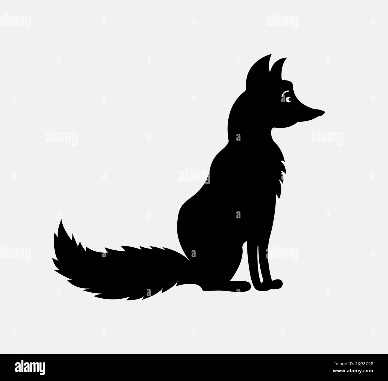 A simple vector illustration of a fox Stock Vector Image & Art - Alamy