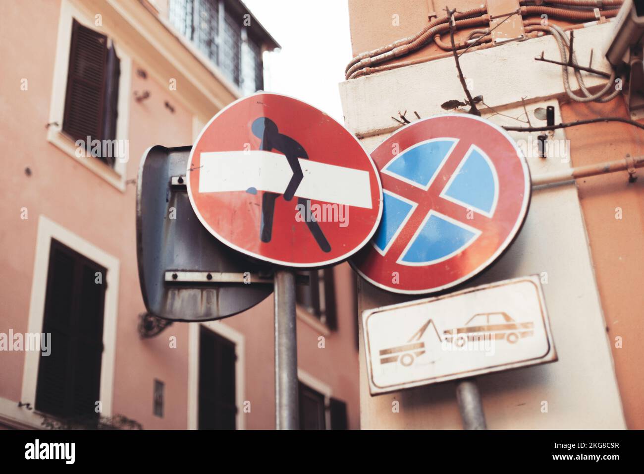 Changed road signs, various interesting drawings and slogans on the ...
