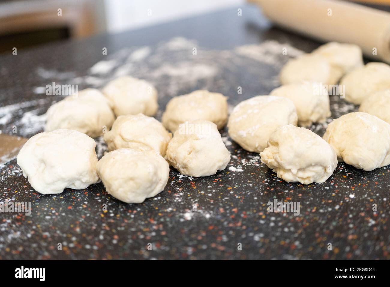 Baking flat bread Stock Photo - Alamy