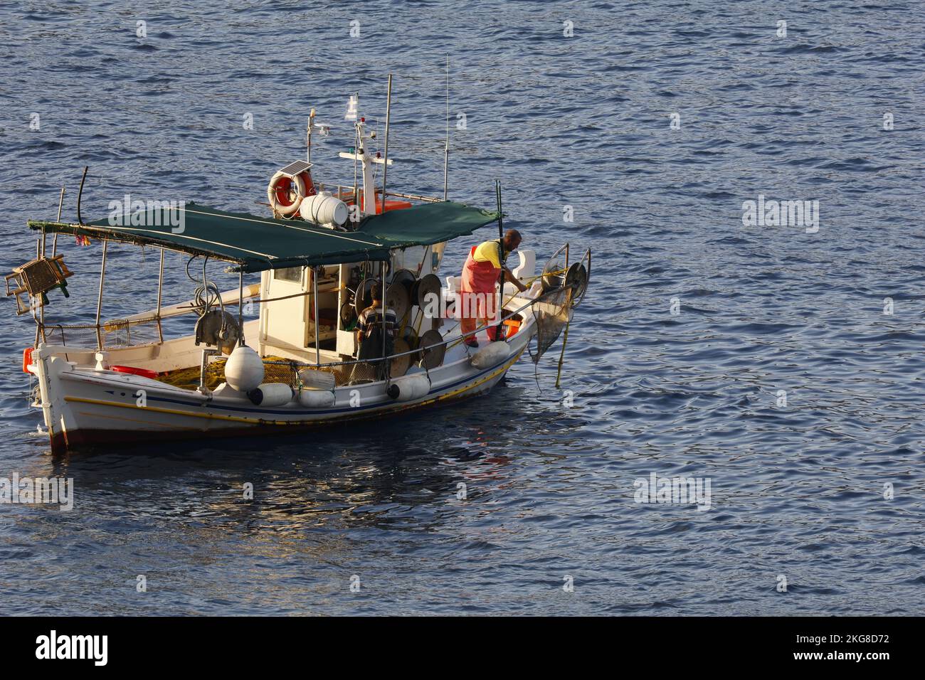 Greek fishermen hi-res stock photography and images - Alamy