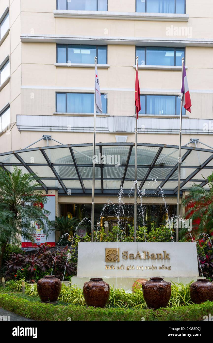 SeA Bank Headquarters building, Hanoi, Vietnam Stock Photo - Alamy