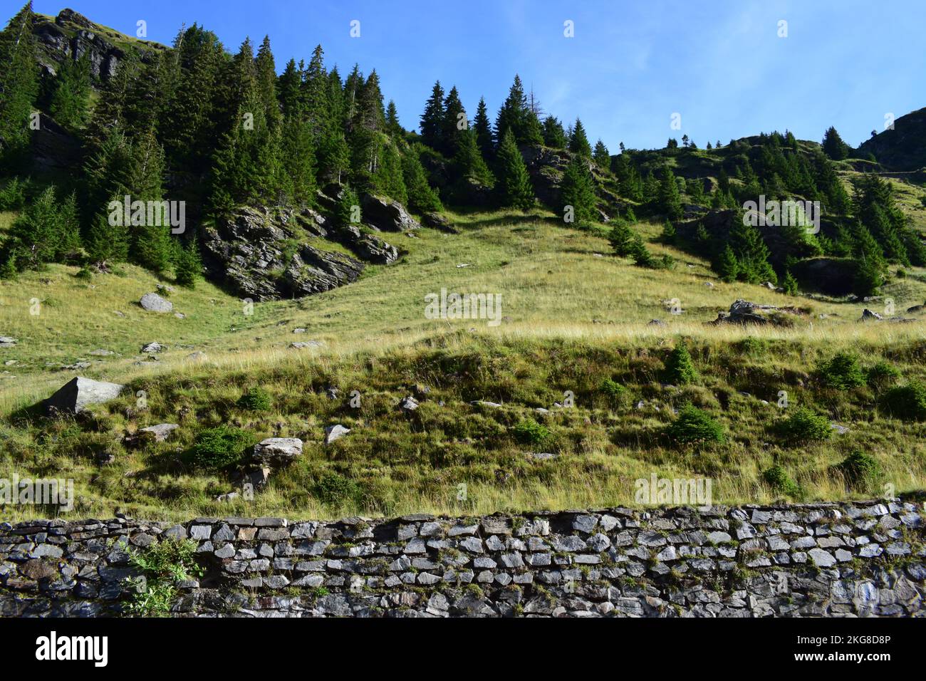 Beautiful landscape surprised at Transfagarasan, Sibiu county, Romania ...
