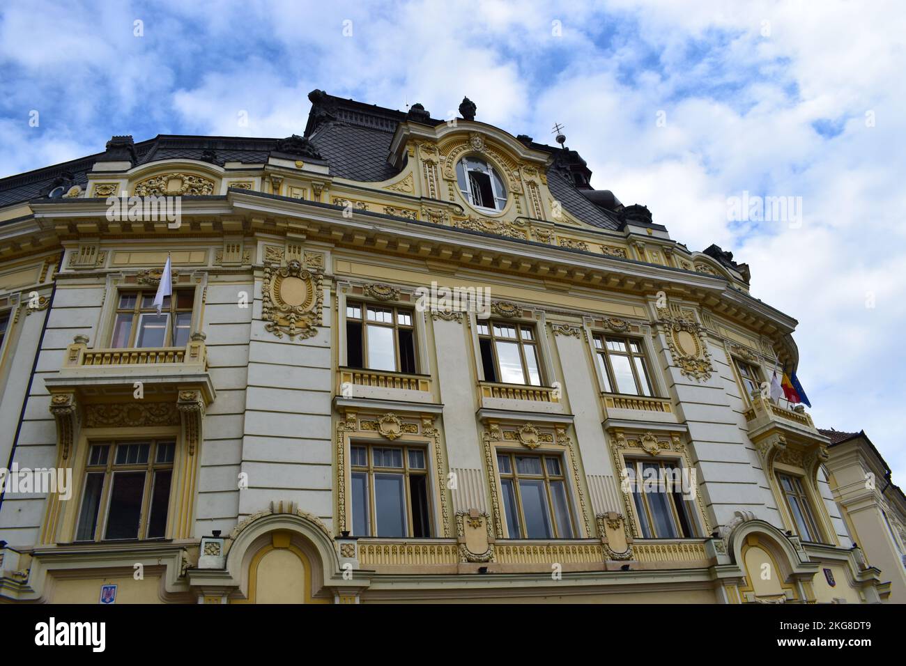 Sibiu town hall , Sibiu county, Romania Stock Photo - Alamy