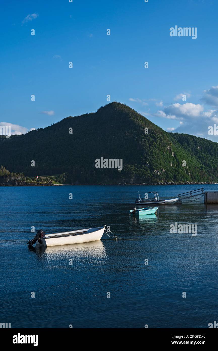 Canada, Labrador, Labrador, Newfoundland, Fishing boats in Neddy ...