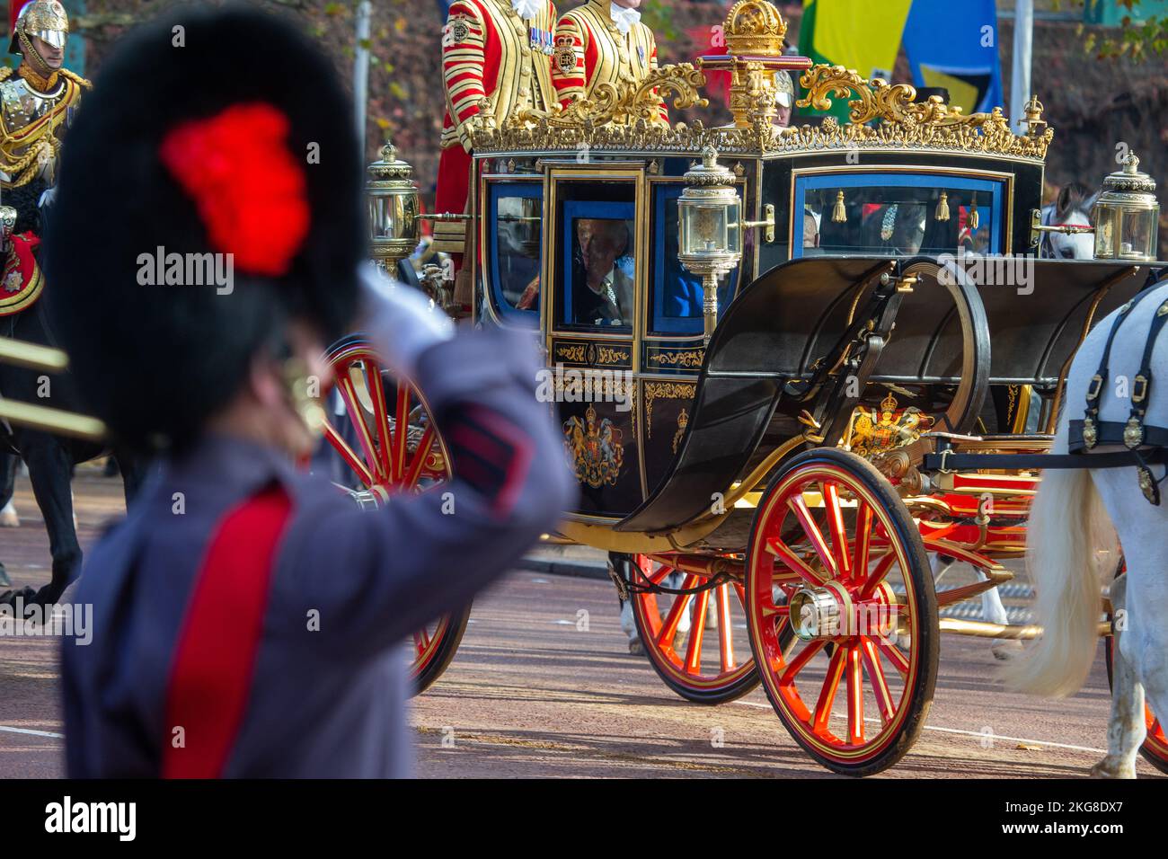London, England, UK. 22nd Nov, 2022. King CHARLES III is seen in ...