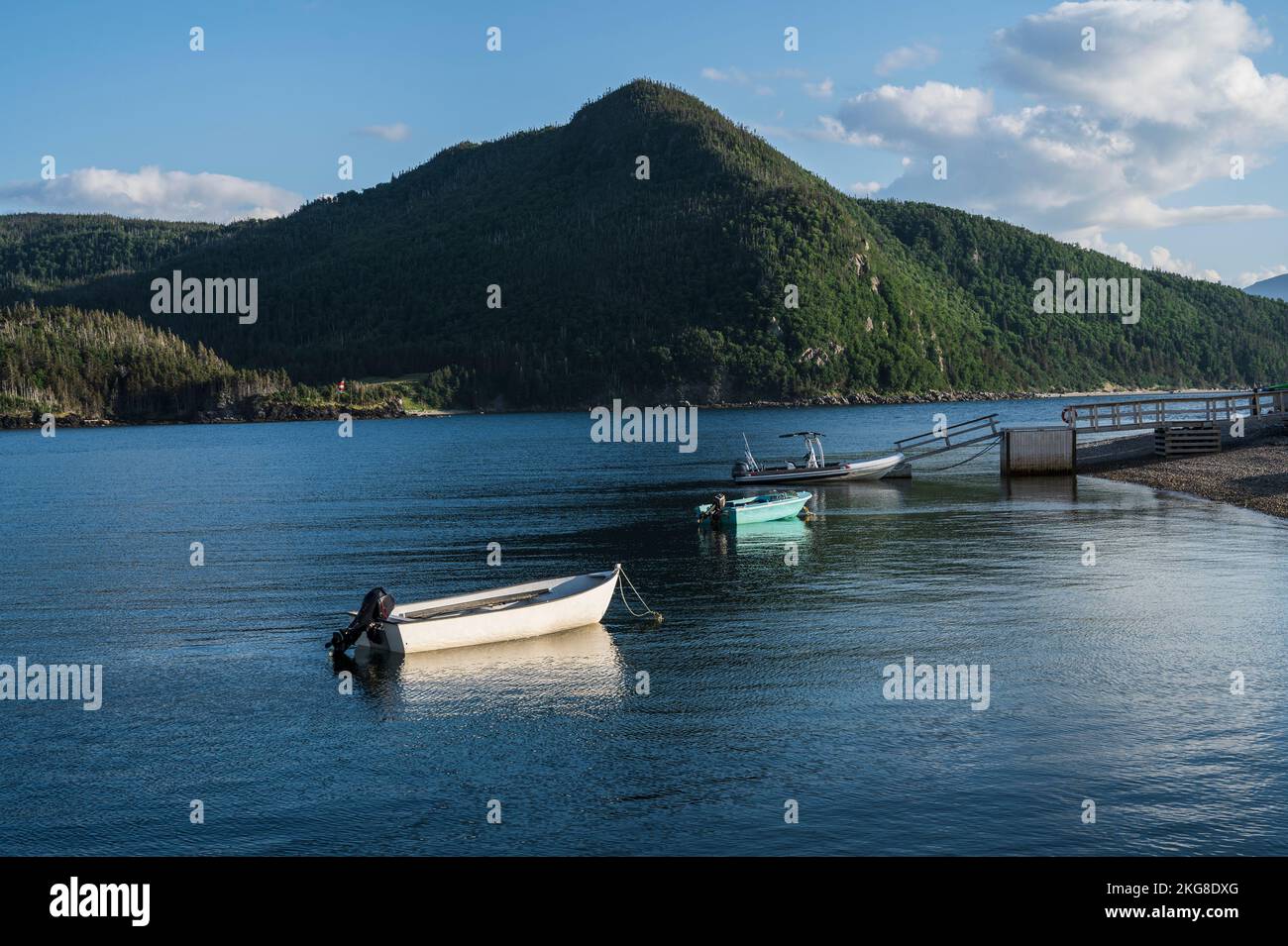 Canada, Labrador, Labrador, Newfoundland, Fishing boats in Neddy ...