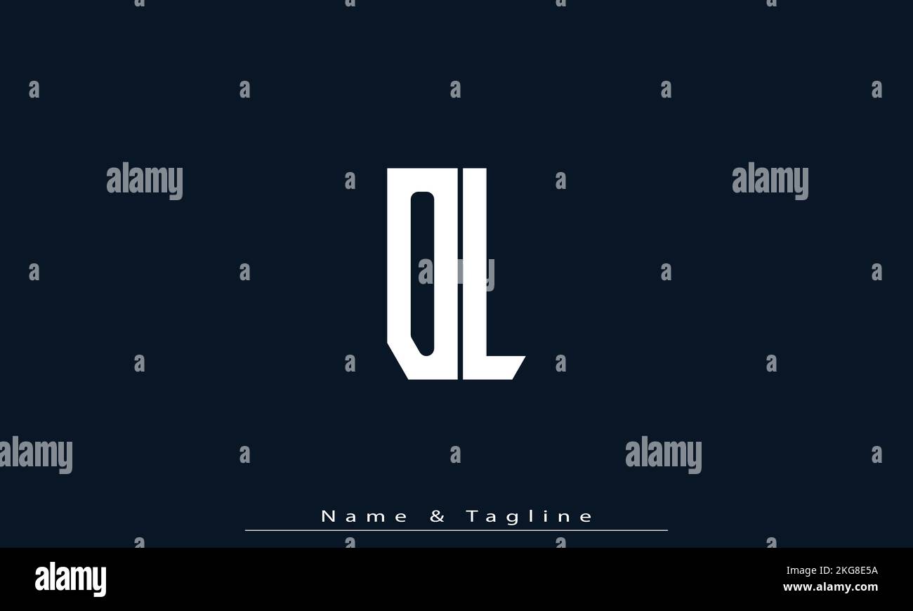 Alphabet letters Initials Monogram logo OL , LO Stock Vector Image & Art - Alamy